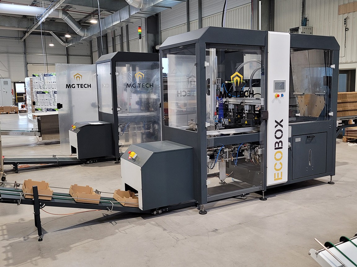 Formadora de cajas Ecobox | MG Tech